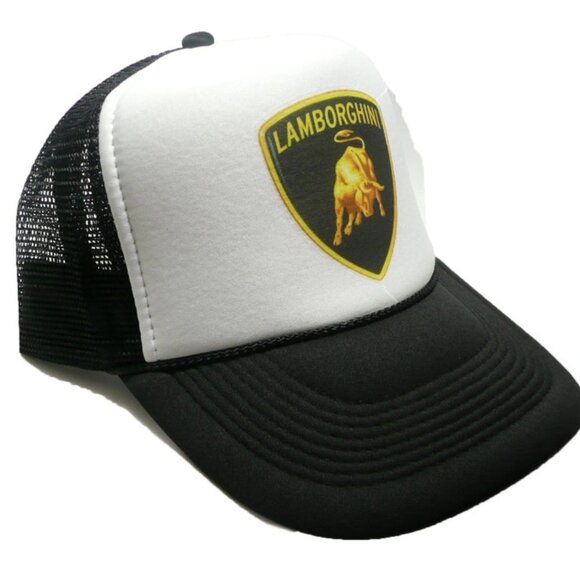 Accessories | Lamborghini Trucker Hat Mesh Hat Vintage Snapback Hat ...